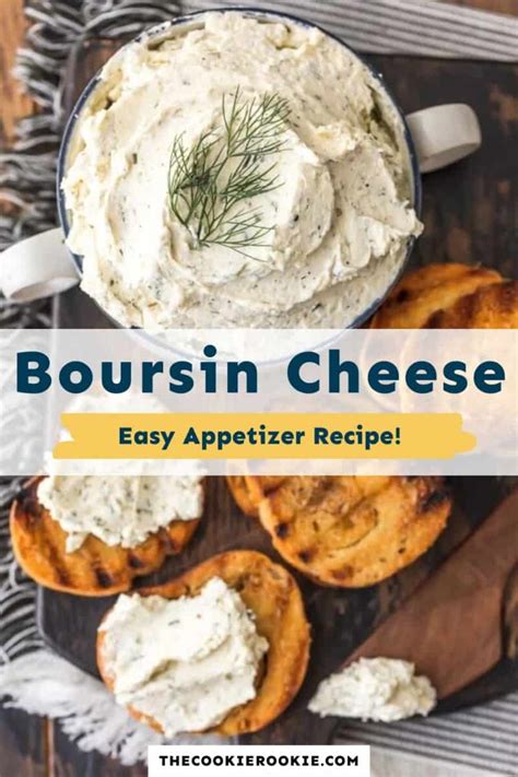Boursin Cheese Recipe The Cookie Rookie®