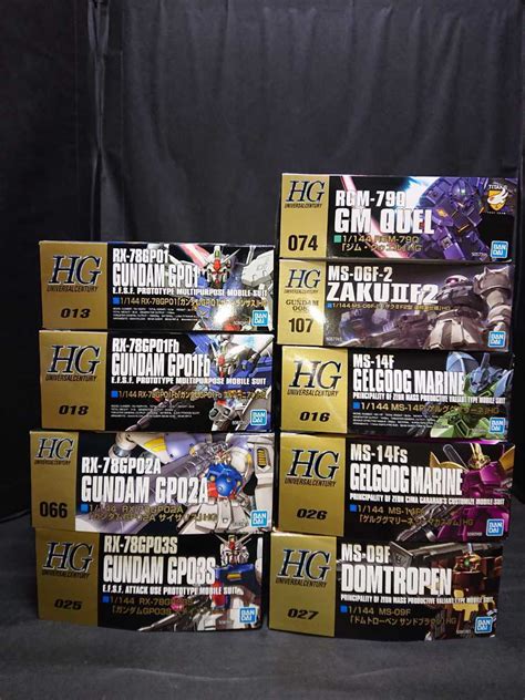 【未使用】新品 バンダイ Hguc 機動戦士ガンダム 0083 スターダストメモリー セット ガンプラ 1144 ゲルググ マリーネ ザク