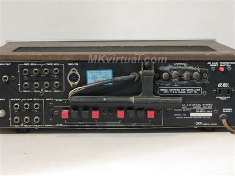Toshiba Sa Quadraphonic Receiver