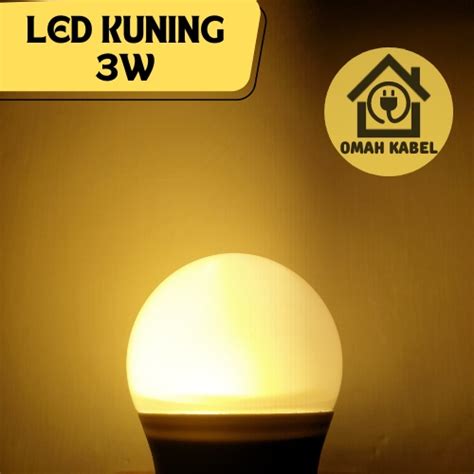 Jual LAMPU LED KUNING WARM WHITE 3W 5W Shopee Indonesia