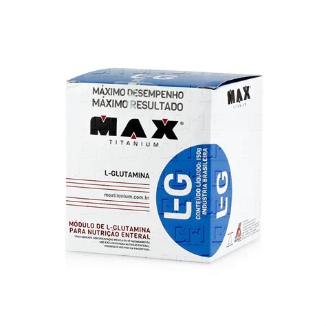 Glutamina 300g Max Titanium Drogarias Pacheco