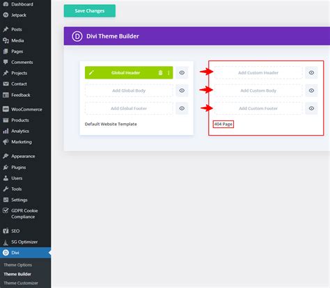 How To Easily Make A Custom Error Page With Divi Wordpress Help Blog