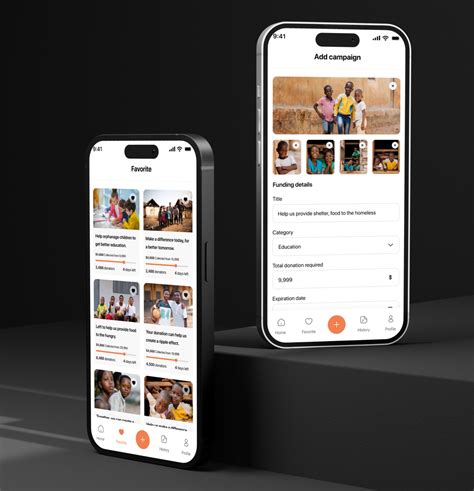caringhandsapp template charity app in flutter android ios