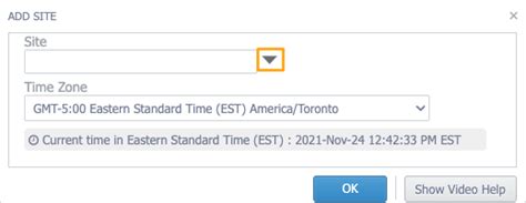 Add A Site Help Center