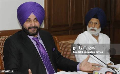 29 Press Conference Of Punjab Cabinet Minister Navjot Singh Sidhu Stock