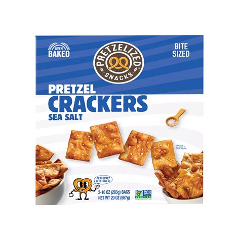 Pretzelized Pretzel Snackers Sea Salt 20 Oz Bjs Wholesale Club