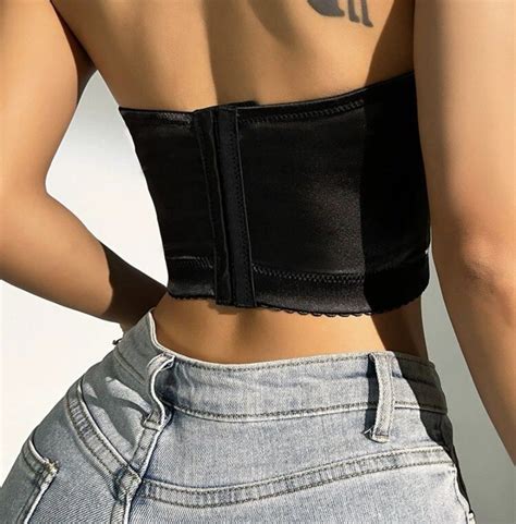 Strapless Lace Corset Womens Fashion Tops Others Tops On Carousell