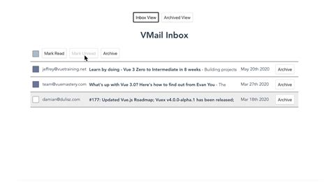 Vue Mastery Build A Gmail Clone With Vue 3 Tutflix Free Education