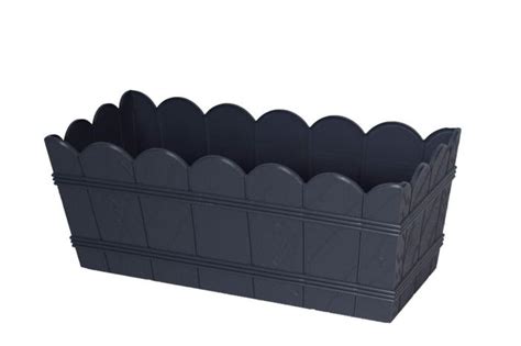 Кашпо балконное Drewnopodobna 55 см Цвет ящика Drewno 014 Антрацитовый Id 204134280 цена 25