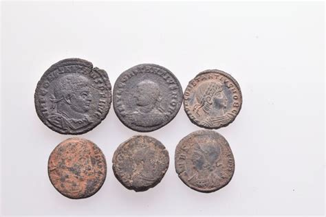 Imperio bizantino Imperio romano Æ Lot of 6 coins Incl Catawiki