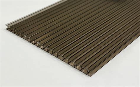 Twin Wall Bronze Smoke 6mm Polycarbonate Sheets
