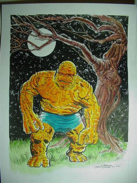 The Thing In Fabrice Ws Marvel Character Comic Art Gallery Room