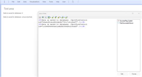 Spotfire Jviz Custom Visualisation How To Show Success Message