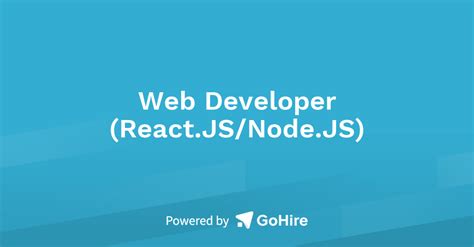 Web Developer Reactjsnodejs At Fligno Jobs At Fligno