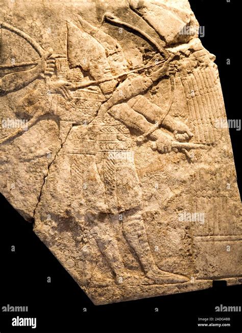 Assyrian Archers 7th Century Bc Carving Neo Assyrian Bas Relief From