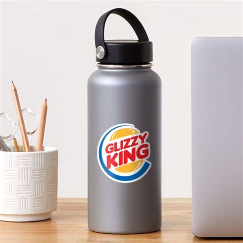 Glizzy King Sticker For Sale By Dwaffledesigns Redbubble