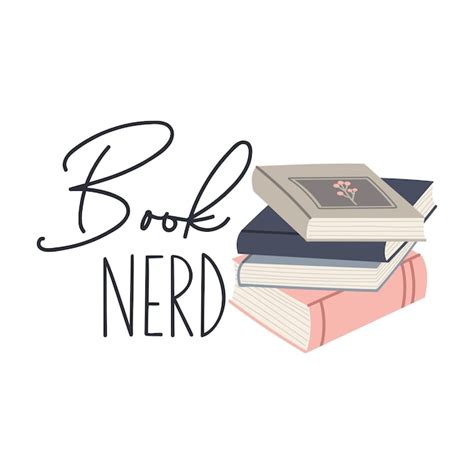 Premium Vector Book Nerd Funny Slogan Inscription Reading Vector Quote Illustration For Prints