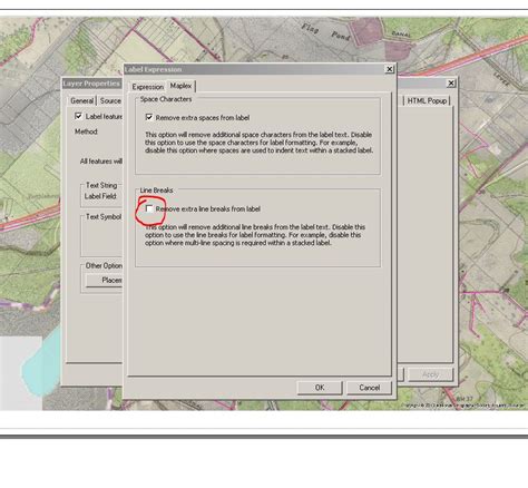 Arcgis Desktop Maplex Issues With Vbnewline In Arcmap Geographic
