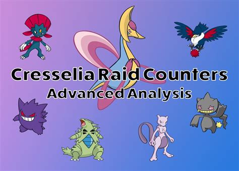 Cresselia Raid Counters Advanced Analysis R Thesilphroad