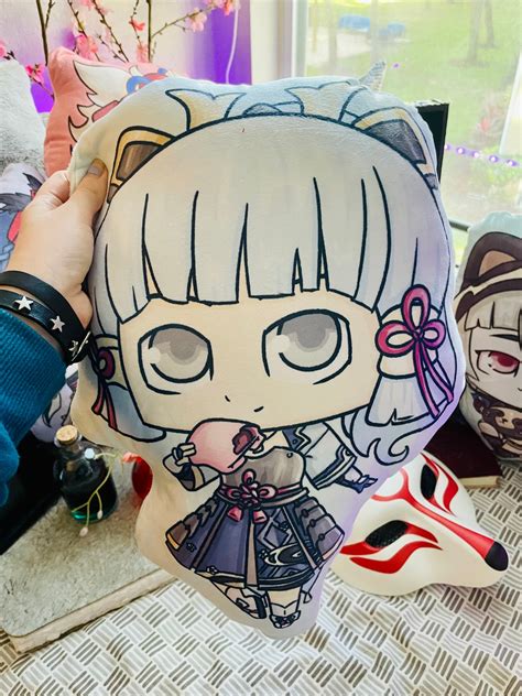 Genshin Impact Pillows Sayu Kamisato Ayaka Kujou Sara Etsy Australia