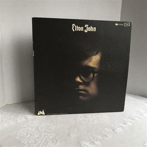 Vintage Vinyl Elton John LP Record Self Titled Album 1970 By Etsy