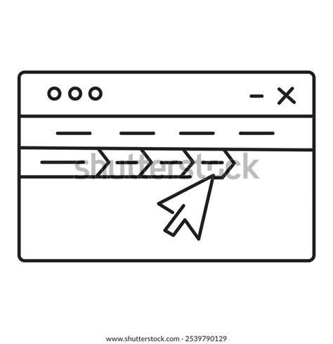 Navigation Directional Guidance Wayfinding User Interface Stock Vector Royalty Free 2539790129