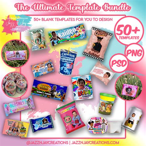 The Ultimate Blank Template Bundle Jazz N Jay Creations