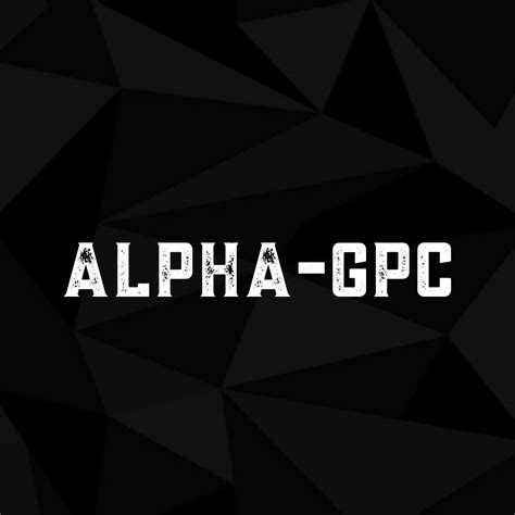 Alpha Gpc Combat Fuel