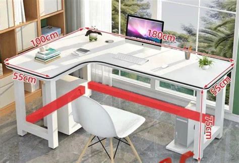 L Shaped Study Table Furniture And Home Living Furniture Tables And Sets