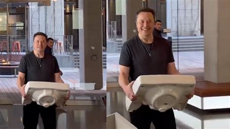 Elon Musk Marks Twitter Takeover With Bizarre Sink Videoand Fitting