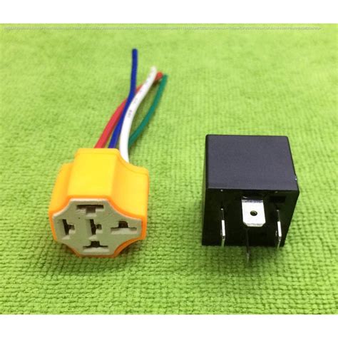 รีเลย์ Relay 12v 40a 4ขาดีเลย์แตร ดีเลย์ไฟหน้ารถยนต์อุปกรณ์ไฟฟ้า 2ตัว