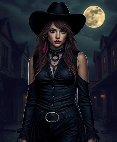 Goth Cowgirl Outfit Image Free Ai Generator Makepix