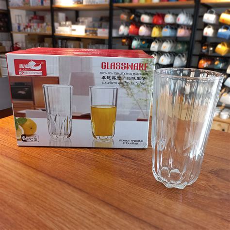 Juicewater Glass 6pc Set 300ml Liveeasy Products Ltd