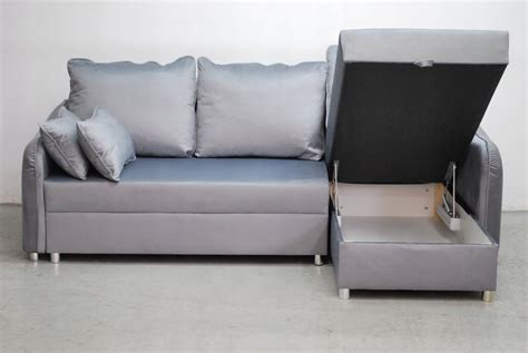 Rla Design Nowoczesny Naro Nik Z Funkcja Spania Pojemnik Na Po Ciel Sofa Nas Cena Opinie