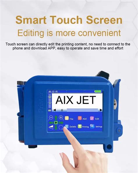 Aix Mini Handy Tij Inkjet Printer Easy Operation Manual