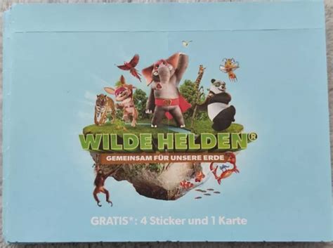 REWE WILDE HELDEN Gemeinsam für unsere Erde 10 Sticker zum