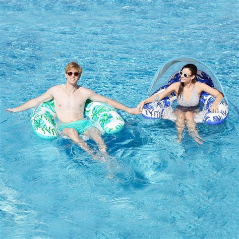 Design Shop By Shell Très Grand Flotteur De Piscine Avec Auvent Pour