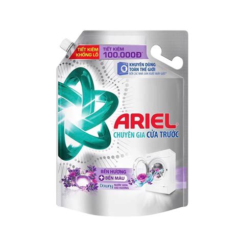 Nước Giặt Ariel Chuyên Gia Cửa Trước Hương Downy Oải Hương Túi 32 Kg
