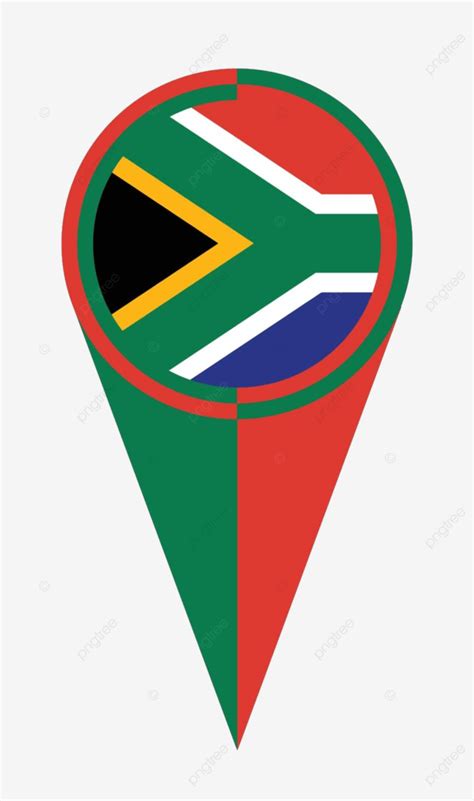 south africa map pointer location flag position artwork cartoon vector