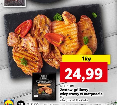 Zestaw grillowy wieprzowy w marynacie z papryki wędzonej Grill and fun