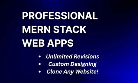 Create Professional Mern Stack Web Applications For You By