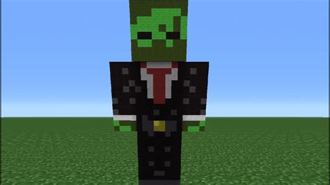 Minecraft Tutorial How To Make A Syndicateproject Statue Youtube