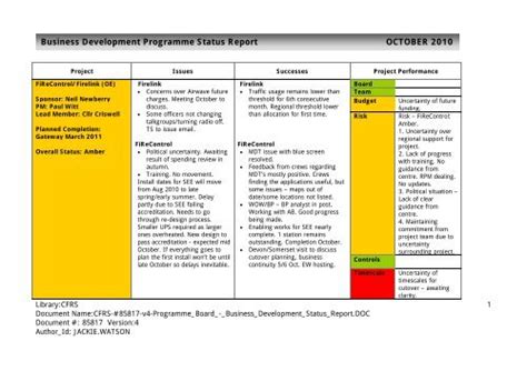 Item 6 Programme Management Monitoring Report Appendix 1