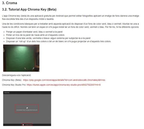 Tutorial App Chroma Key Beta 1 Chroma Key Tutorial Shopping Screenshot