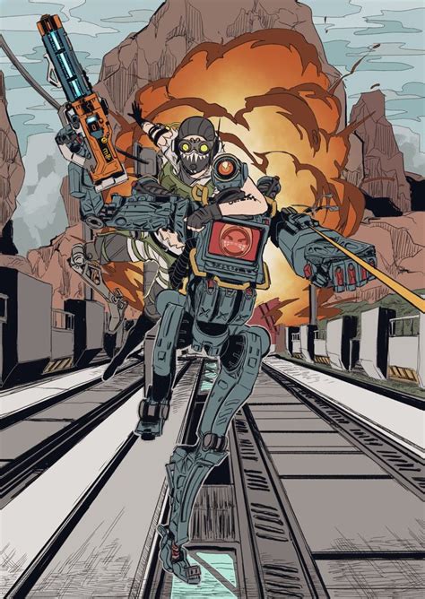 Pathfinder And Octane By Kyomu666 Apex Legends Apex Predator