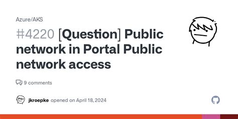 Question Public Network In Portal Public Network Access · Issue 4220