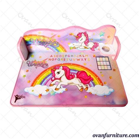 خرید و قیمت ست میز و صندلی تحریر کودک اسب تک شاخ مناسب کودکان 5 الی