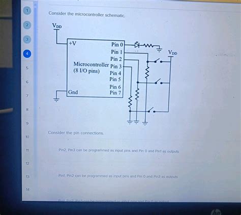 Consider The Microcontroller Schematic Studyx