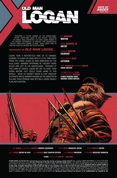 ¡siempre Quieres Leer Un Cómic Más Vistazo De Old Man Logan 26