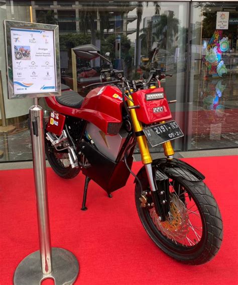 Thevin Ev Motor Listrik Retro Modern Dari Tim Its Anargya Sudah Pakai Tkdn 70